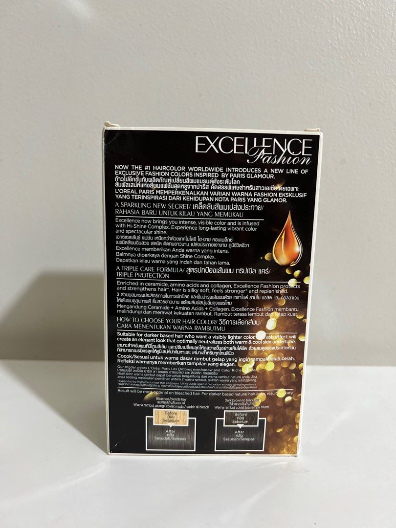 AUTHENTIC: Loreal Hair Color - Midnight Ash on Carousell