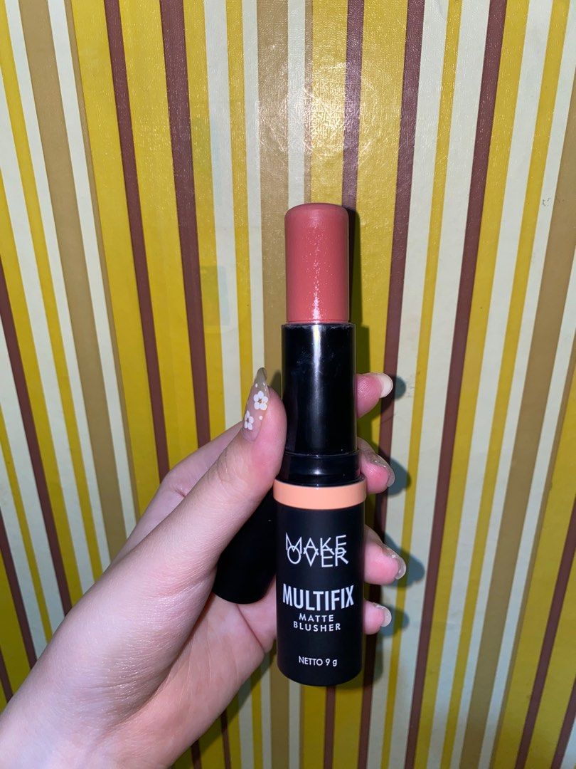 Make Over Multifix Matte Blusher | Blush on stick | make over blush, Kesehatan & Kecantikan ...