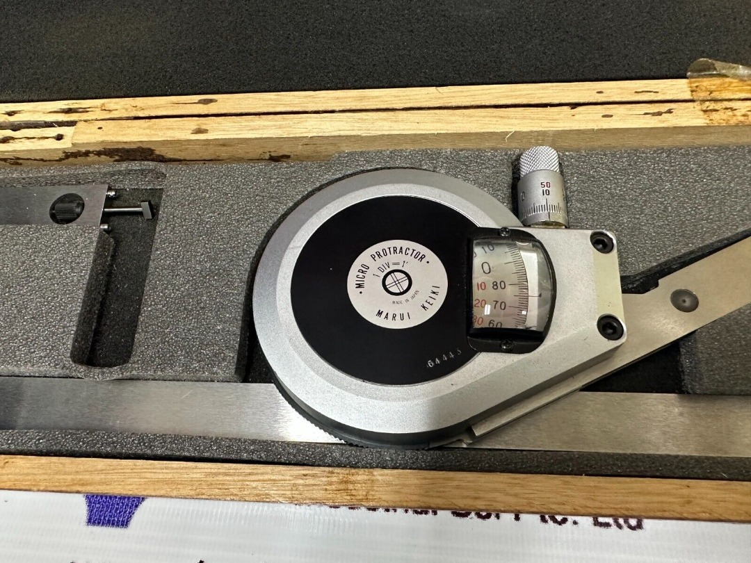 Marui Keiki MP-101 Micro Protractor 1 DIV=1' 64443 Precision ...