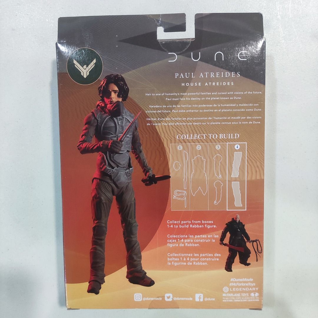 McFarlane Dune Paul Atreides 7-inch Timothee Chalamet, Hobbies & Toys ...