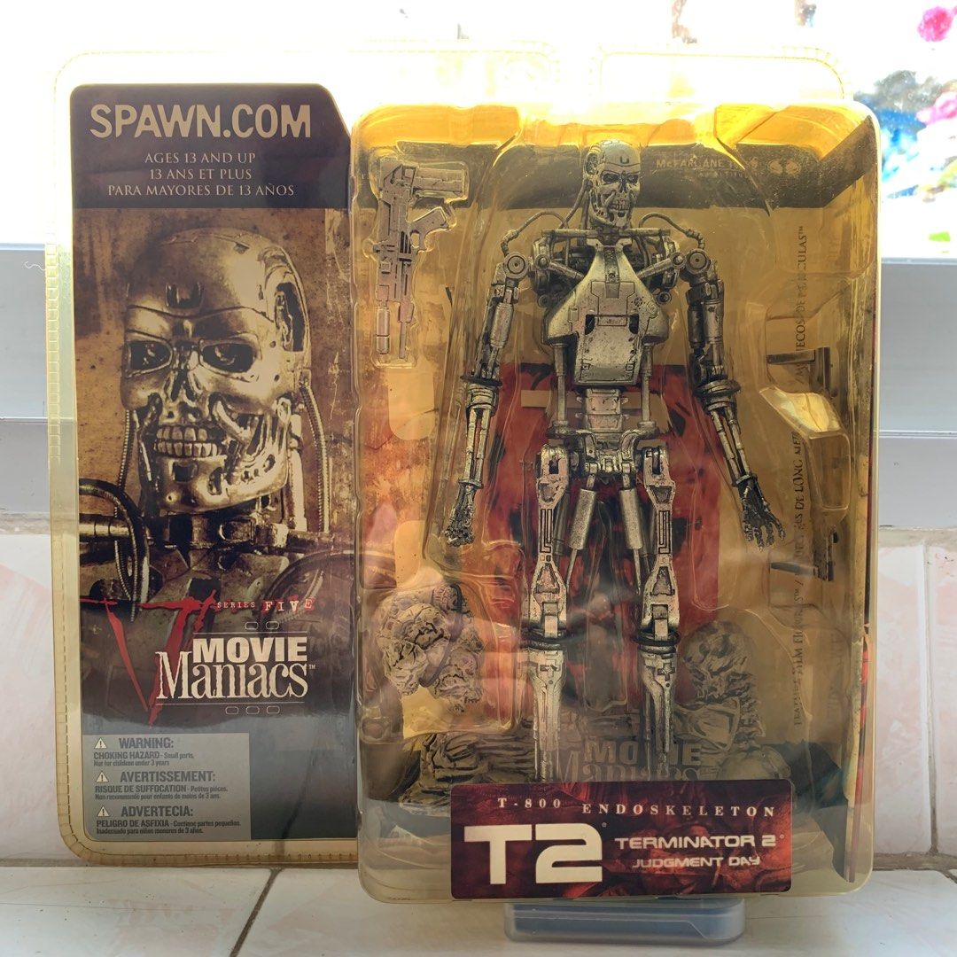 McFARLANE TOYS - Terminator 2(T2 T-800) & Terminator 3(T-X), 興趣及遊戲, 玩具 ...
