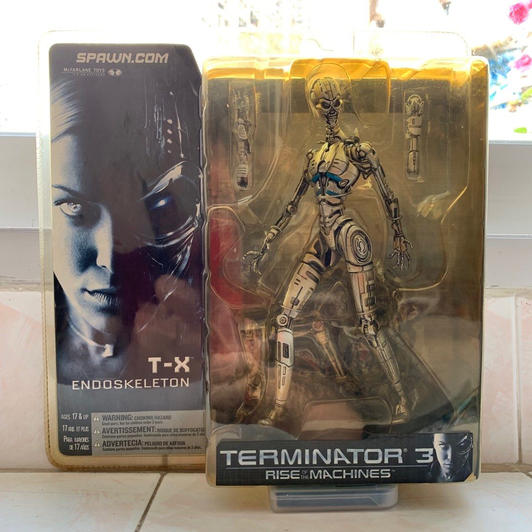 McFARLANE TOYS - Terminator 2(T2 T-800) & Terminator 3(T-X), 興趣及遊戲, 玩具 ...