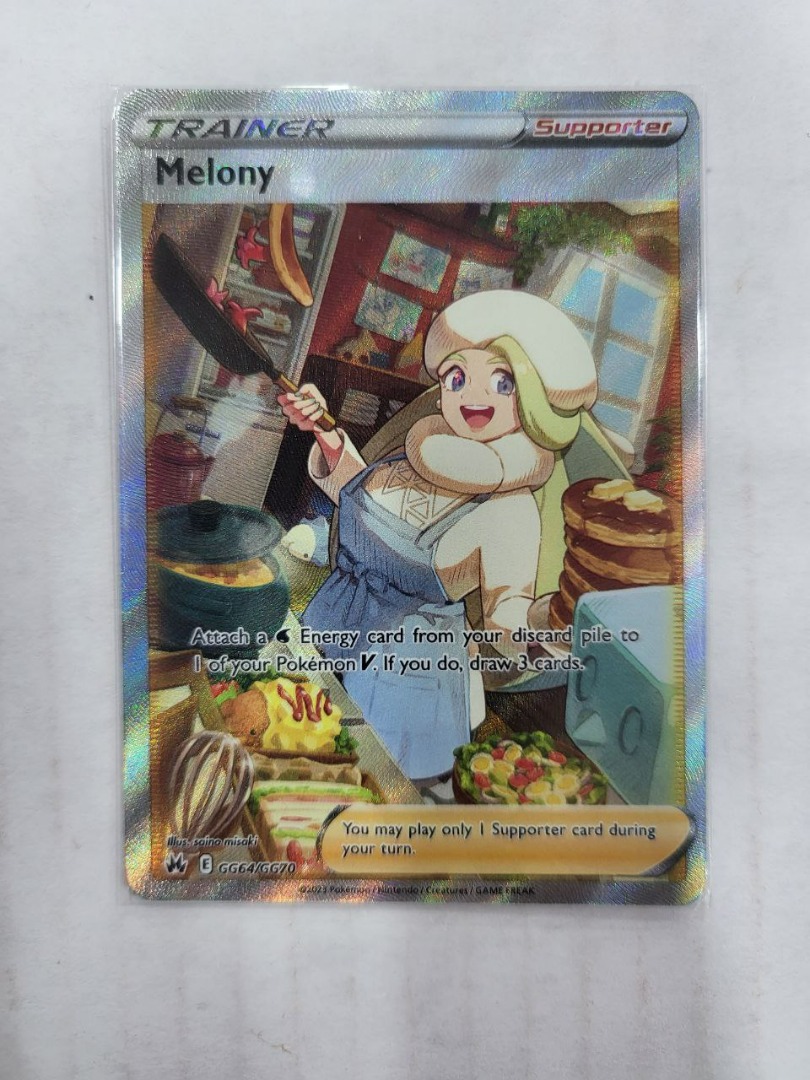 Pokemon tcg Melony Full Art Ultra Rare - Crown Zenith, Hobbies & Toys ...