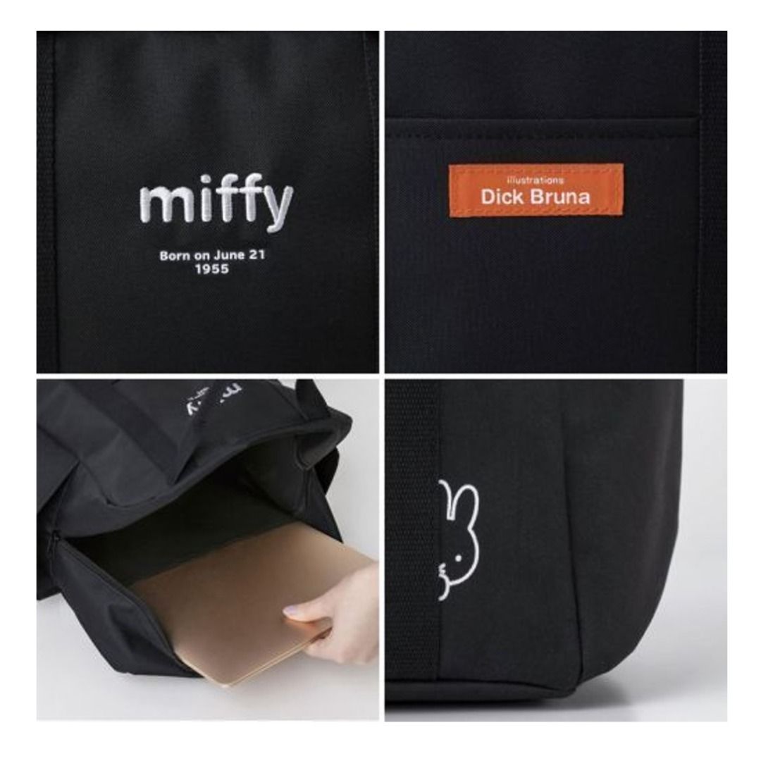 MIFFY BACKPACK BLACK VER., Women's Fashion, Bags & Wallets, Backpacks ...