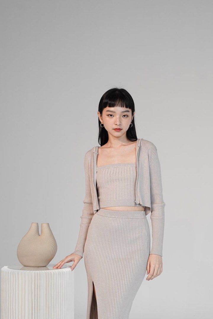 Mikayla Au Nat Set In Bone Womens Fashion Dresses And Sets Sets Or Coordinates On Carousell
