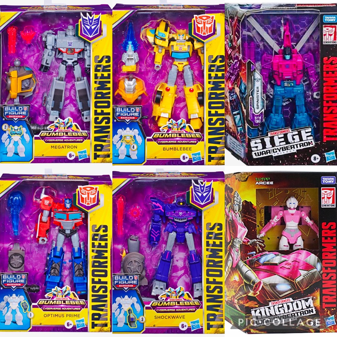 MISB Transformers Generations Siege War For Cybertron Deluxe Class WFC-S48 Spinister, Kingdom ...