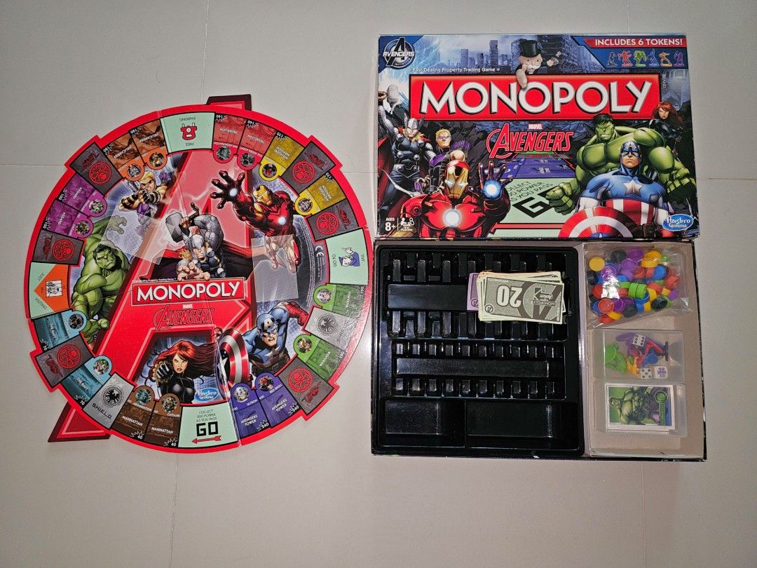 Monopoly - Marvel Avengers, Hobbies & Toys, Toys & Games on Carousell
