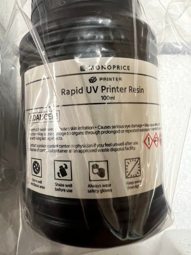 Monoprice Mini SLA LCD 樹脂 3D 印表機(更新版本)構建區域 118 x 65 x 110 公釐,高解析度,自動調平 ...