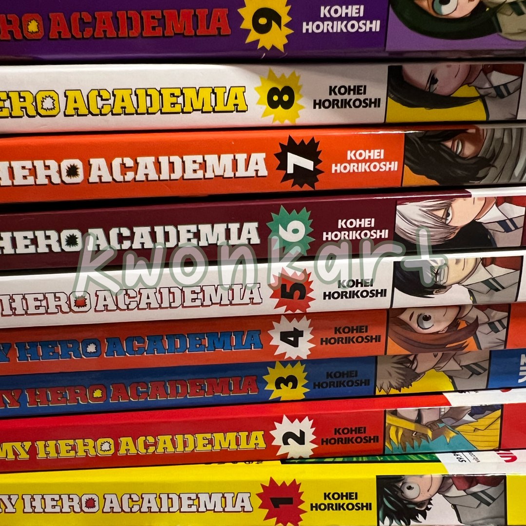 My Hero Academia BNHA MHA Manga Vol 1-9, Hobbies & Toys, Books ...