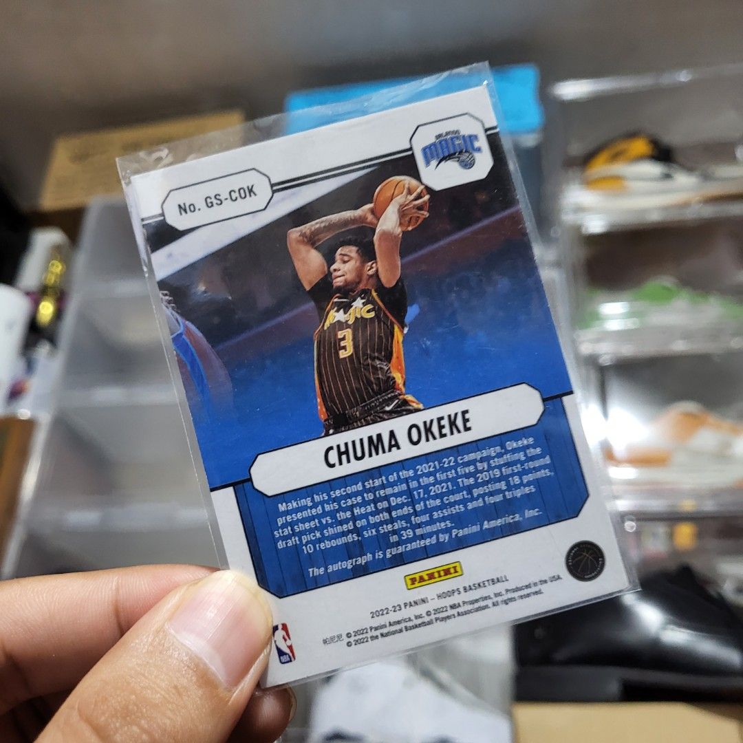 NBA HOOPS 2022-2023 CHUMA OKEKE SIGNED AUTO, Hobbies & Toys ...