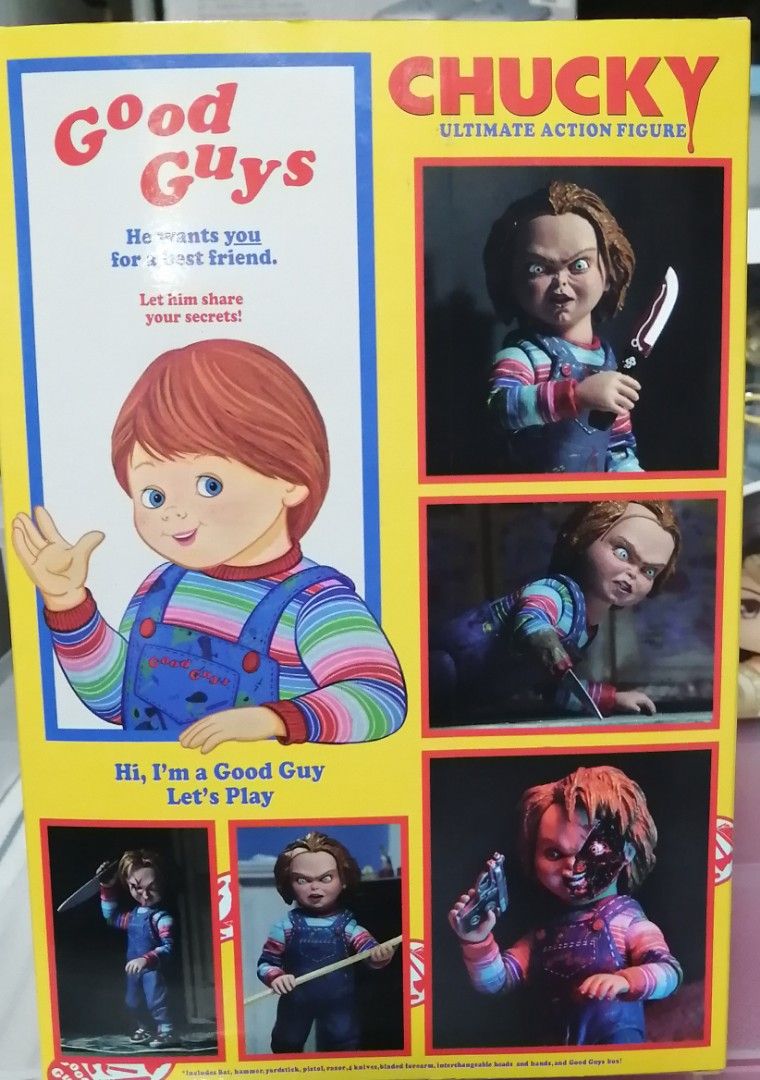 Neca Chucky and Good Smile Wonder Woman, Hobbies & Toys, Toys & Games ...