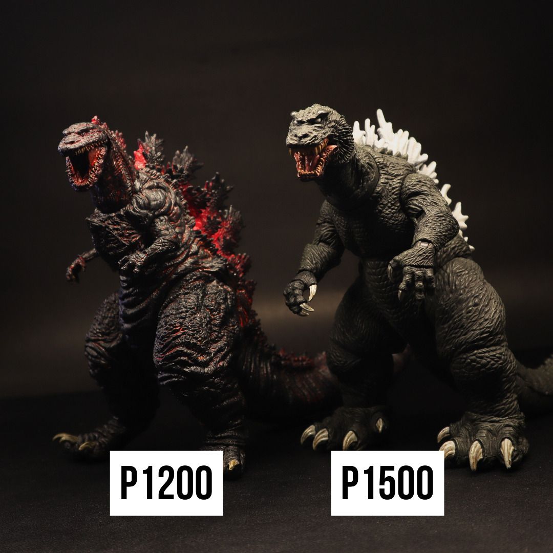 NECA: Godzilla 2001 & Shin Godzilla 2016 on Carousell