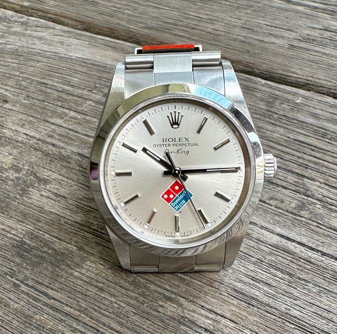 (New Old Stock/Full set/Stickered) Rolex Air King Domino logo, Luxury ...