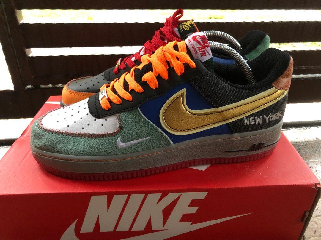 Nike Air Force 1 Low What The NY New York, Men's Fashion, Footwear, Sneakers on Carousell