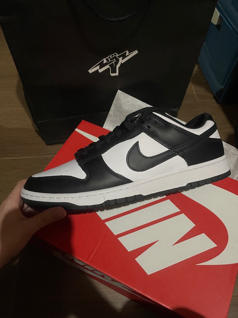 Nike Panda Dunk Low, Men's Fashion, Footwear, Sneakers on Carousell