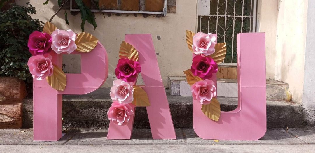 Number Standees Paper Flower on Carousell