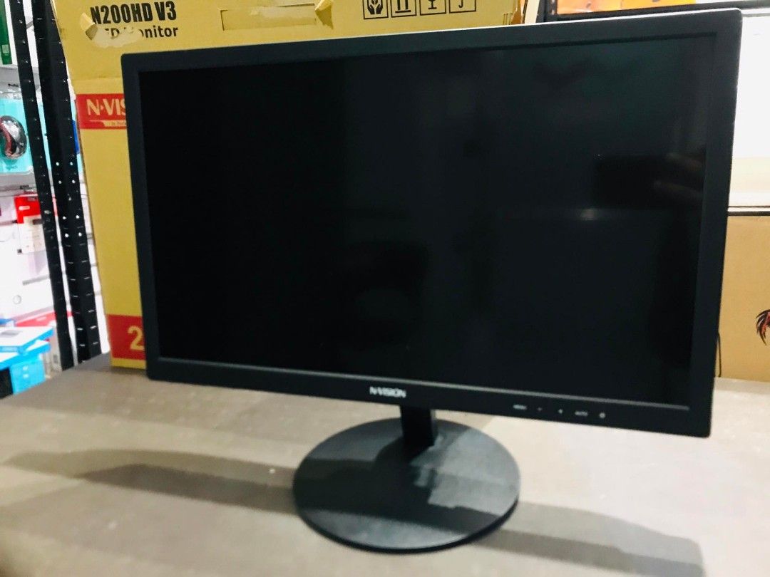 Nvision 20" LED Monitor 60Hz HDMI VGA PC Desktop N200HD V3 on Carousell