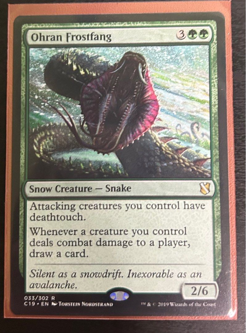 Ohran frostfang ($20), Hobbies & Toys, Toys & Games on Carousell