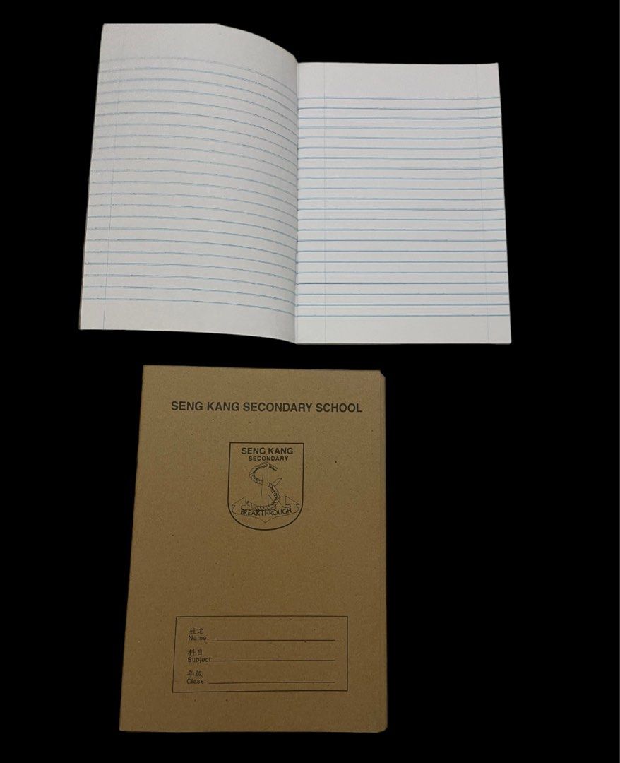 Old Seng kang secondary school Lines Exercise Books, Hobbies & Toys ...