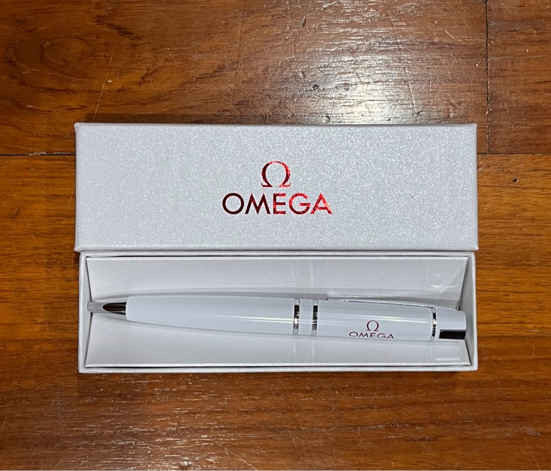 White Omega Pen, Hobbies & Toys, Stationery & Craft, Stationery ...