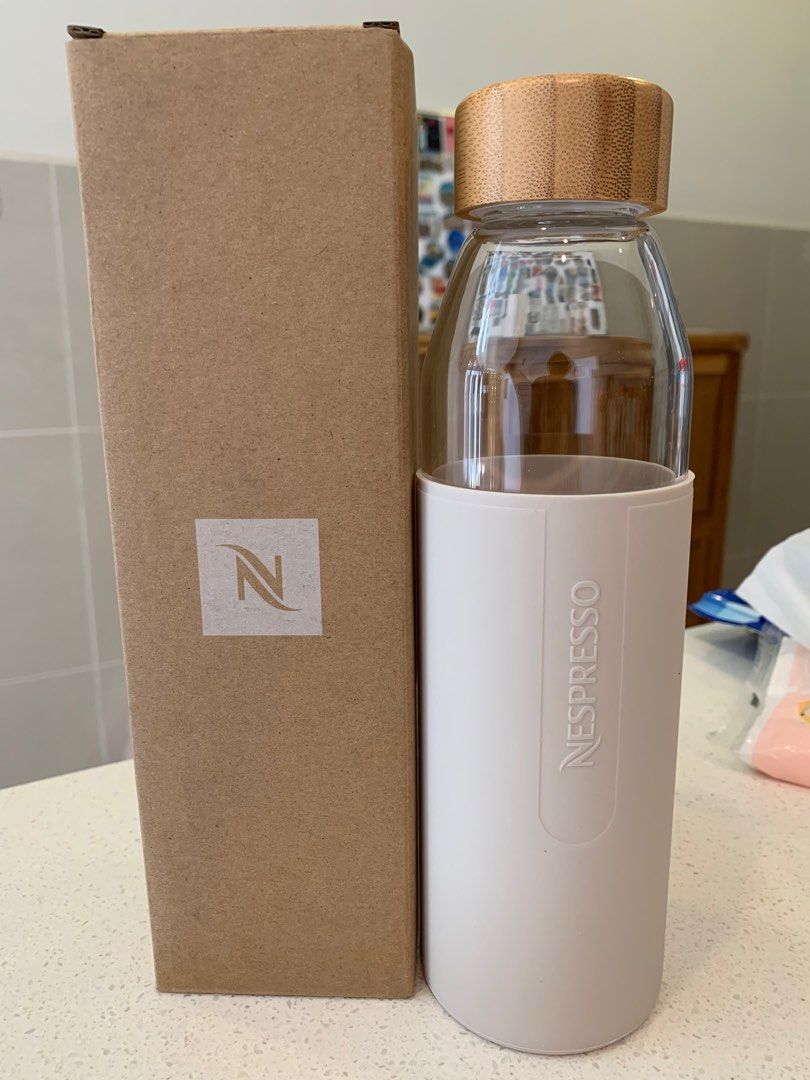 Original Nespresso Limited Edition Glass Bottle, Furniture & Home ...