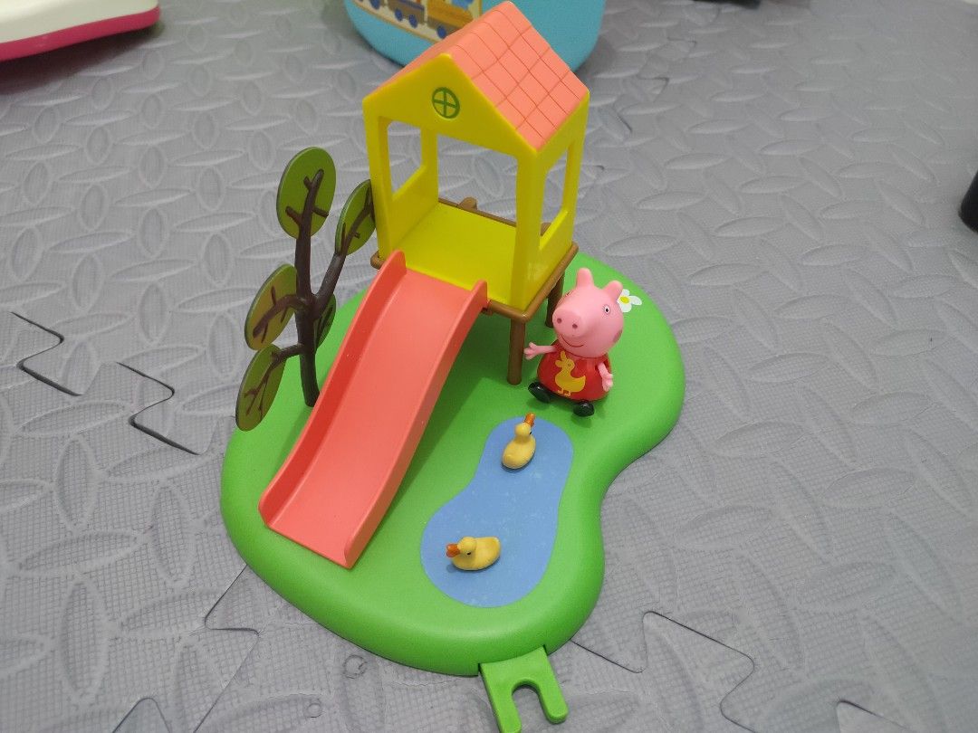 Peppa Pig Outdoor Fun Slide, Babies & Kids, Infant Playtime on Carousell