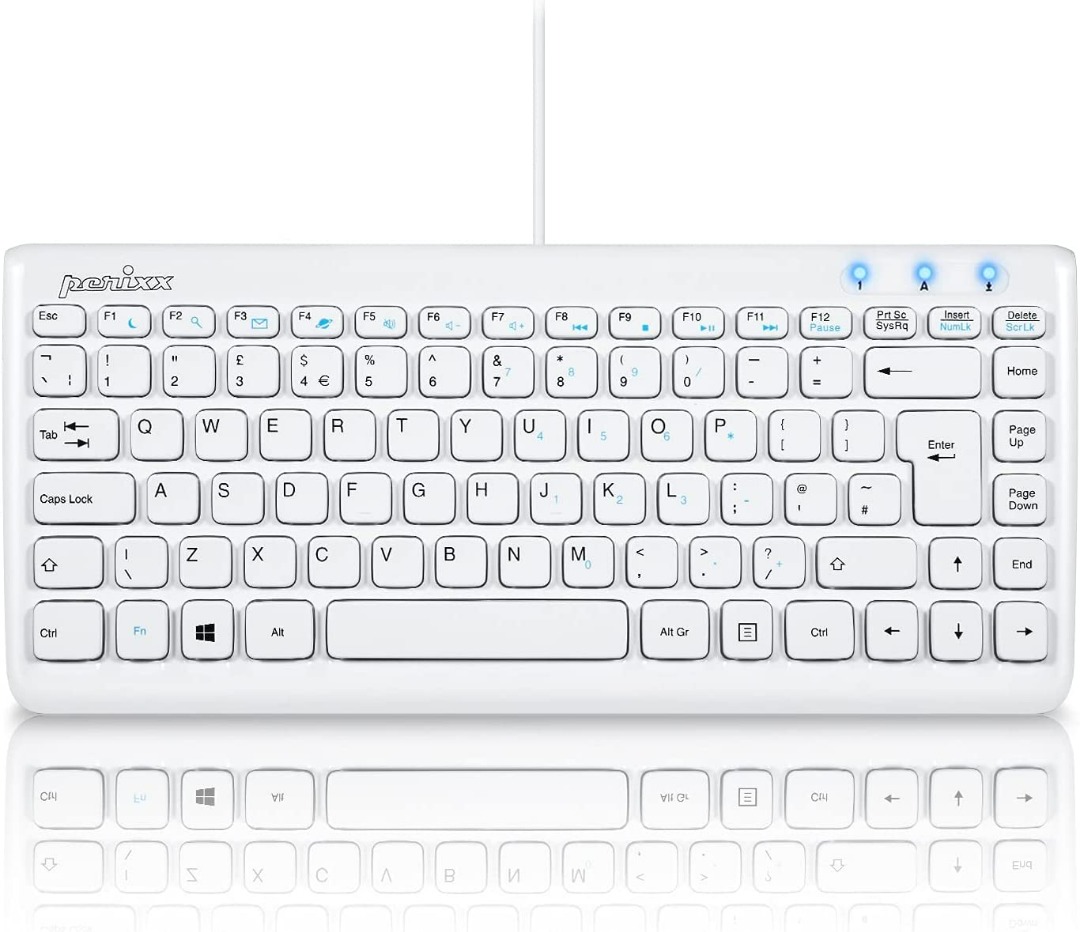 Perixx PERIBOARD-407W, Mini Keyboard - Wired USB Interface - Piano ...