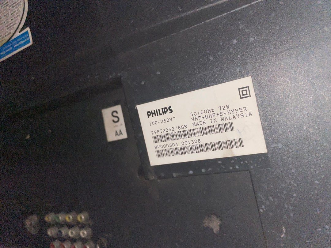 Philips CRT TV Flat Screen TV Tabung Layar Datar, Elektronik, TV ...