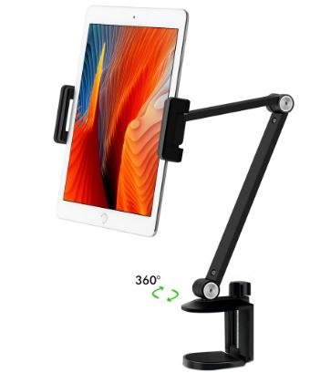 Phone / Tablet Arm & Stand C-Clamp Mount [Pro Series] Aluminum ...