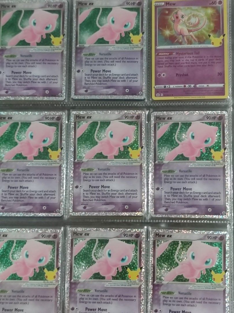 Pokemon Mew EX 25th Anniversary Celebration, Hobbies & Toys, Toys ...