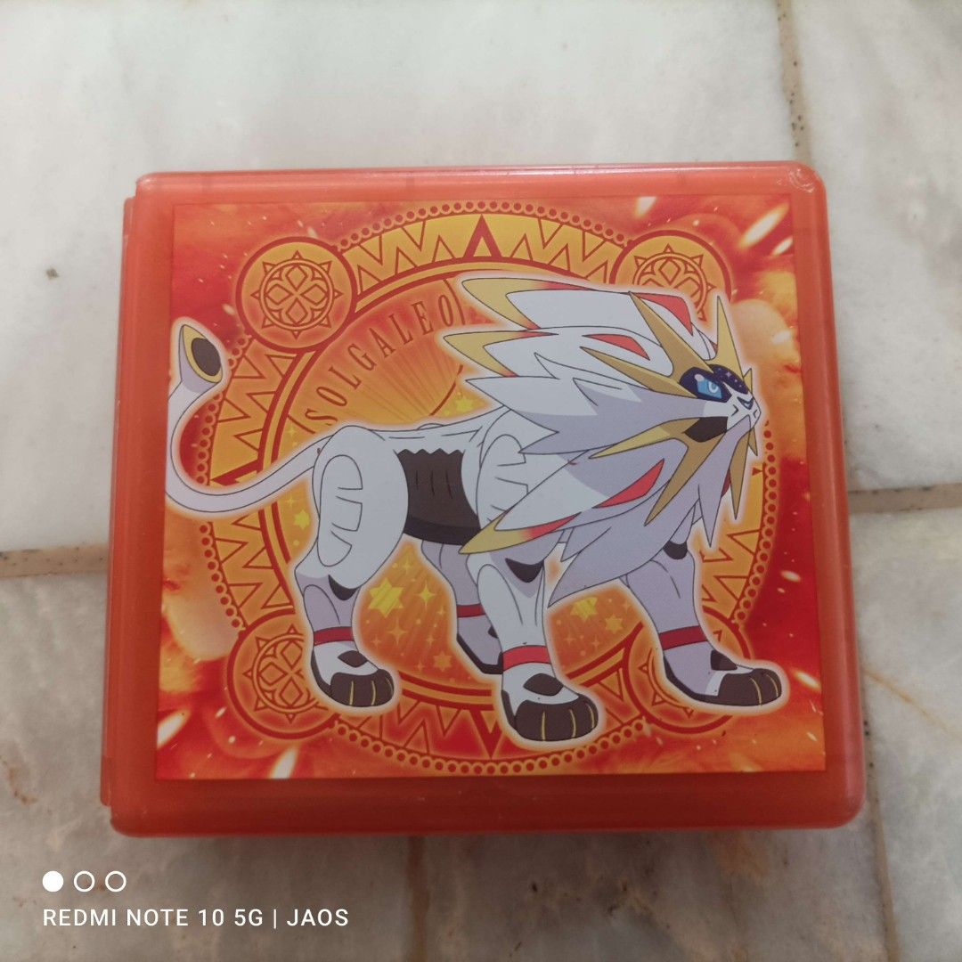 Pokemon Sun & Moon Solgaleo Nintendo 3DS Card Pocket, Hobbies & Toys ...