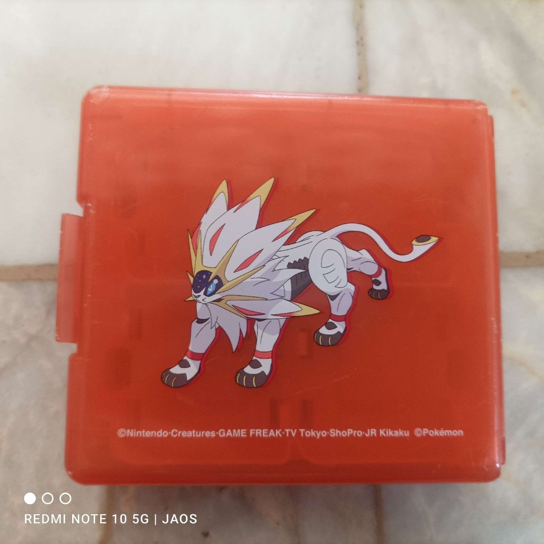 Pokemon Sun & Moon Solgaleo Nintendo 3DS Card Pocket, Hobbies & Toys ...