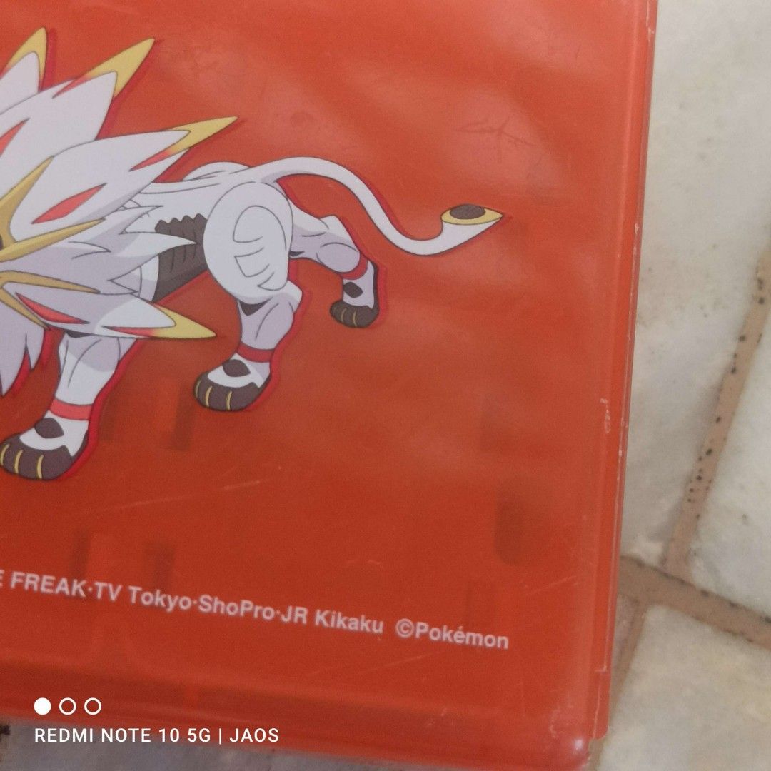 Pokemon Sun & Moon Solgaleo Nintendo 3DS Card Pocket, Hobbies & Toys ...