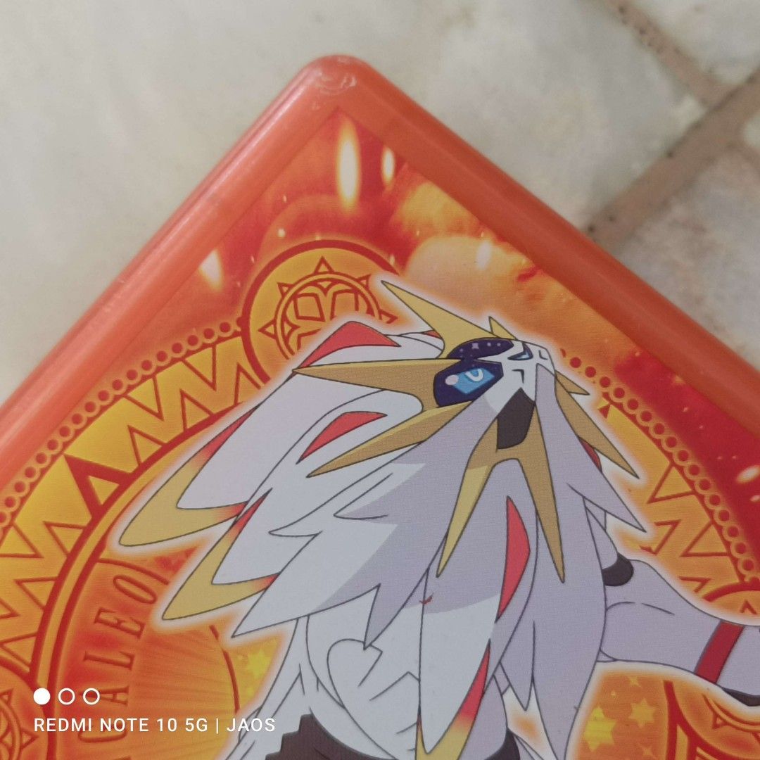 Pokemon Sun & Moon Solgaleo Nintendo 3DS Card Pocket, Hobbies & Toys ...