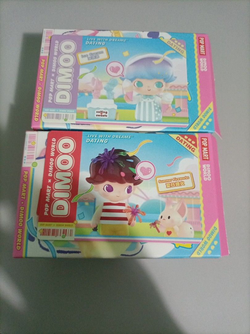 Popmart Dating Dimoo Summer fireworks and ice cream, Hobbies & Toys ...
