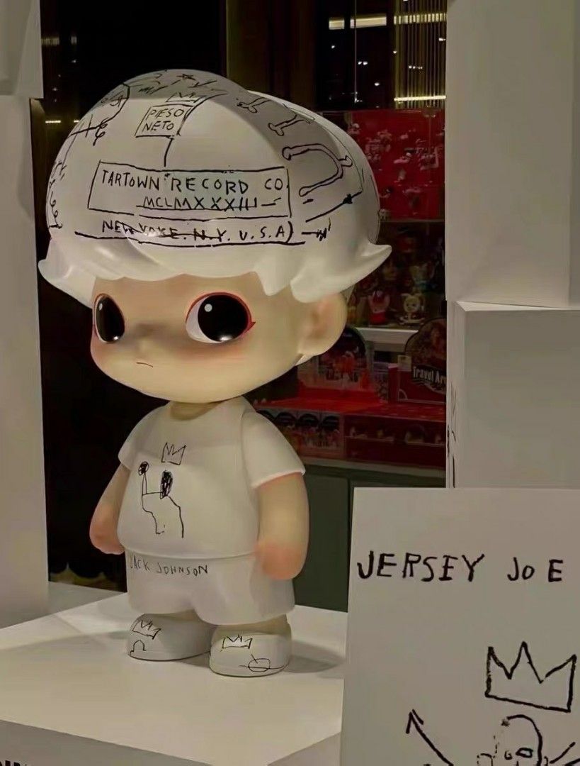 [POPMART] POPMART JUST DIMOO MEGA 1000% X JEAN-MICHEL BASQUAT COLLECTOR ...