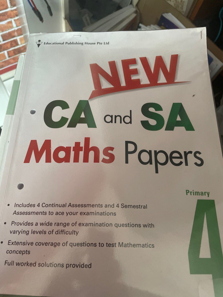 Primary 3 Maths CA and SA Papers(with free postage), Hobbies & Toys ...