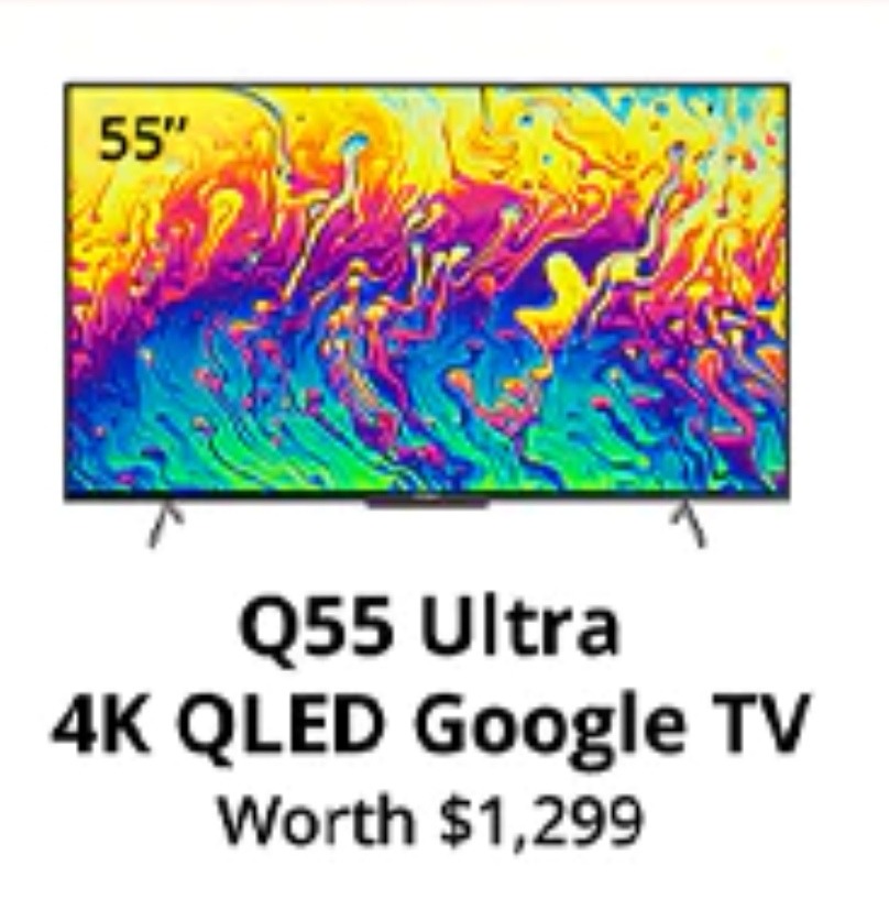 Prism+ Q55 Ultra 4K QLED Google TV, TV & Home Appliances, TV & Entertainment, TV on Carousell