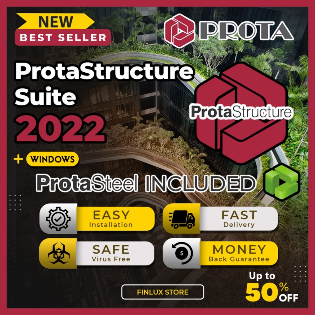 Prota Structure Suite Enterprise 2022 | ProtaSteel For Windows | ProtaStructure | Prota Steel ...