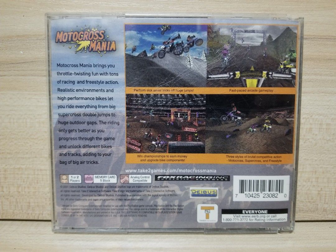 Ps1 Motocross Mania, Video Gaming, Video Games, PlayStation on Carousell