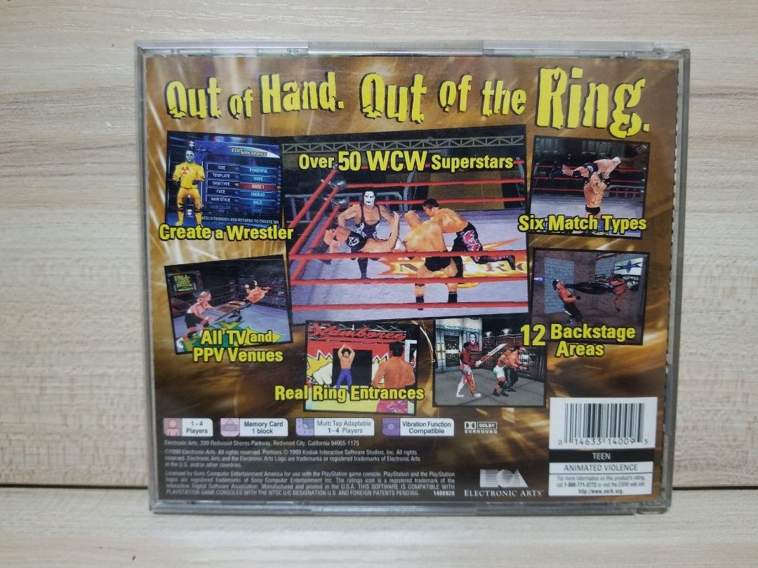 Ps1 WCW Mayhem, Video Gaming, Video Games, PlayStation on Carousell