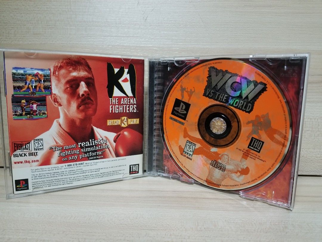 Ps1 WCW VS The World, Video Gaming, Video Games, PlayStation on Carousell