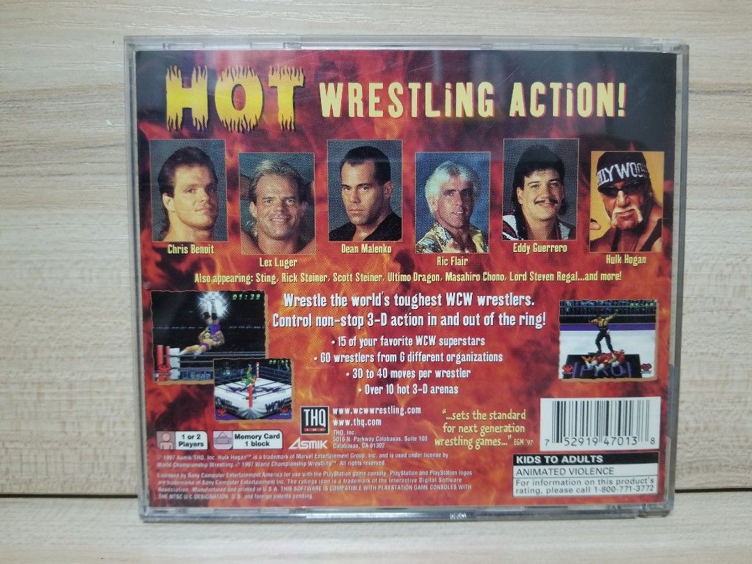 Ps1 WCW VS The World, Video Gaming, Video Games, PlayStation on Carousell
