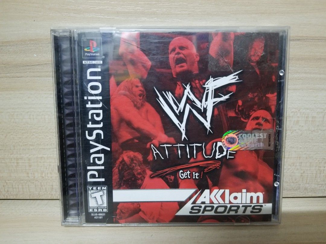 Ps1 WWF Attitude, Video Gaming, Video Games, PlayStation on Carousell
