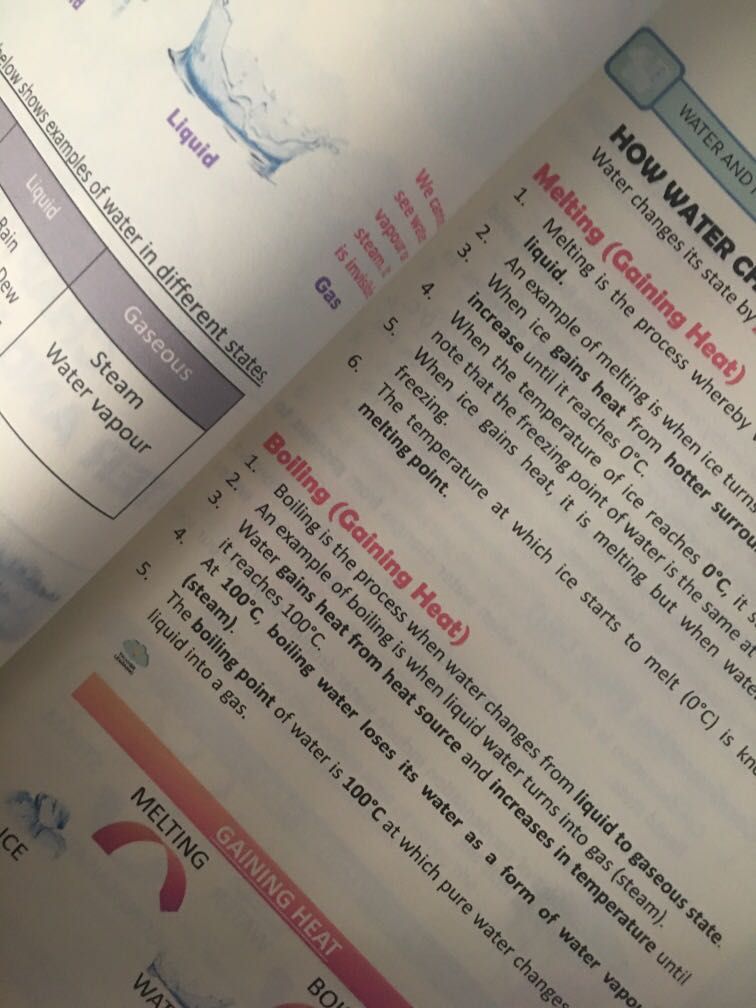 PSLE P3/P4/p5/p6 science topics guide book colour notes key words ...