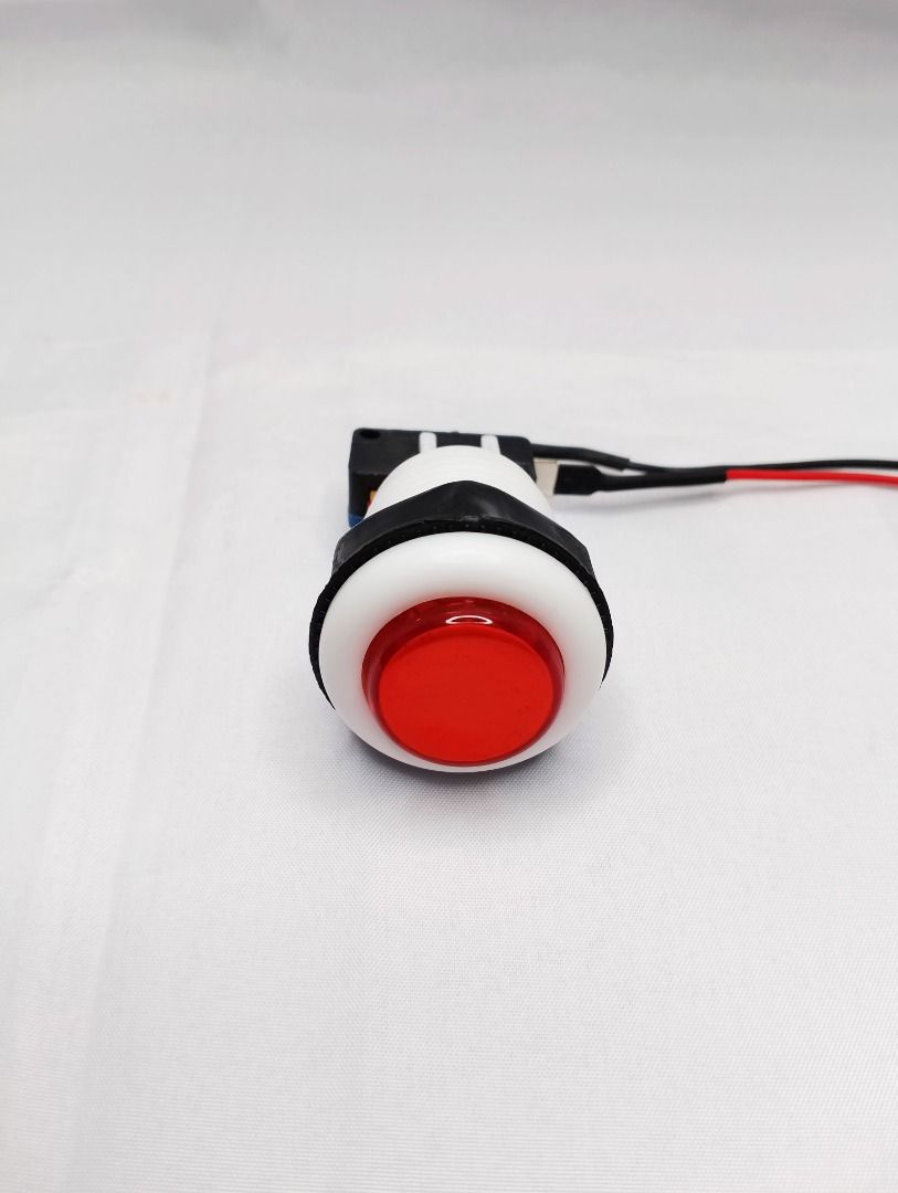 PUSH BUTTON SWITCH with MICRO SWITCH 2-PIN and 5inc WIRE, FREE M-F ...