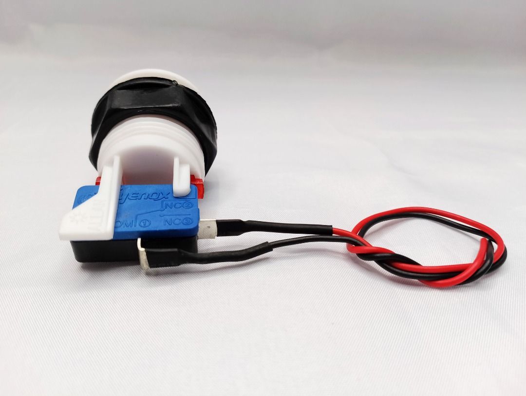 PUSH BUTTON SWITCH with MICRO SWITCH 2-PIN and 5inc WIRE, FREE M-F ...