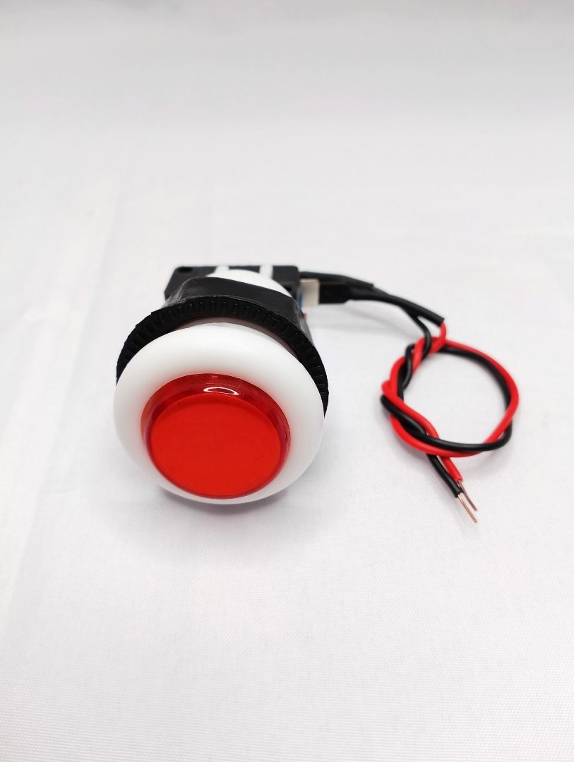 PUSH BUTTON SWITCH with MICRO SWITCH 2-PIN and 5inc WIRE, FREE M-F ...