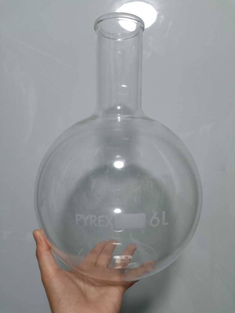 PYREX 6L Narrow Mouth Erlenmeyer Flask, Everything Else on Carousell