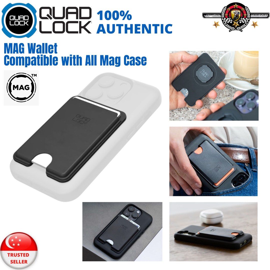 Quad Lock Mag Wallet (Compatible to all Quad Lock Mag Case), Mobile ...